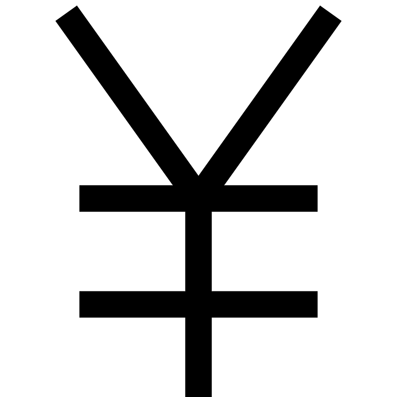 Yen icon. Free download transparent .PNG | Creazilla