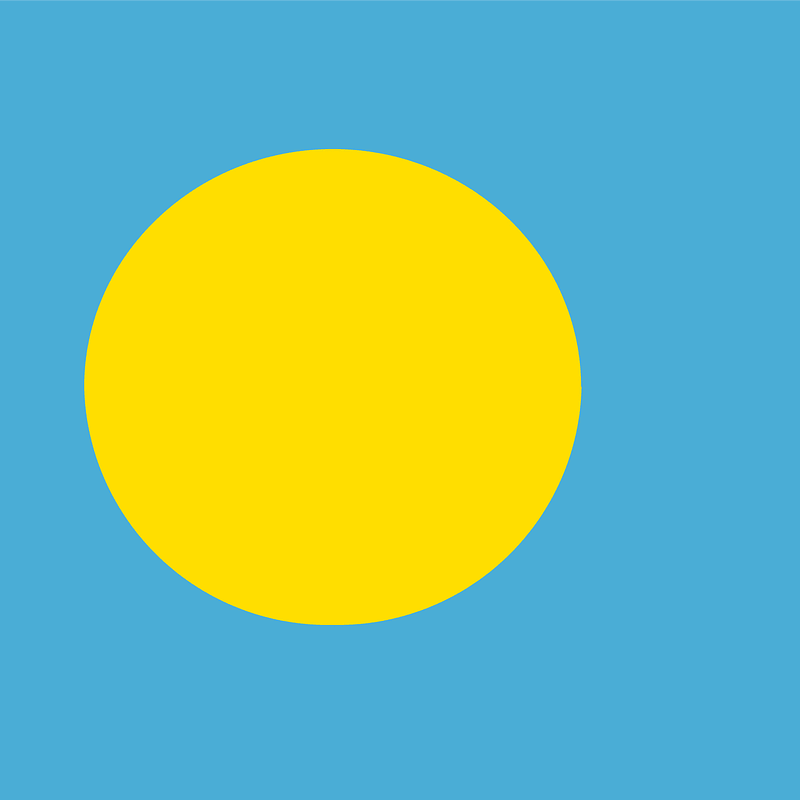 PW flag icon. Free download transparent .PNG | Creazilla