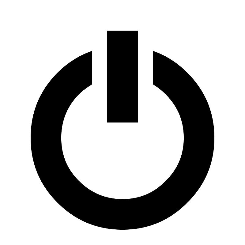 Logout power - Free vector icons on creazilla.com