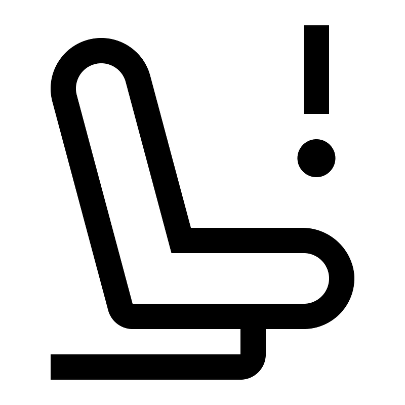 Cabin-care--alert icon. Free download transparent .PNG | Creazilla