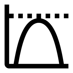 Chart--maximum icon. Free download transparent .PNG | Creazilla