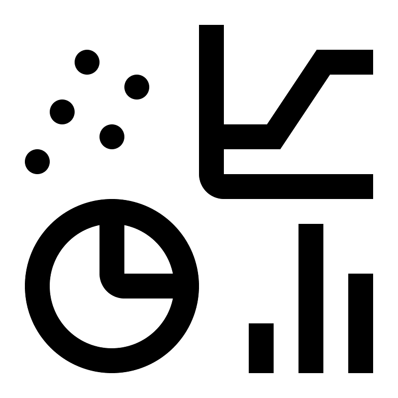 Chart--multitype icon. Free download transparent .PNG | Creazilla