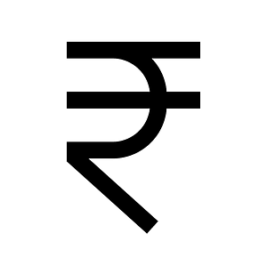Rupee icon. Free download transparent .PNG | Creazilla