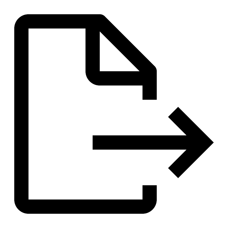 Document--export icon. Free download transparent .PNG | Creazilla