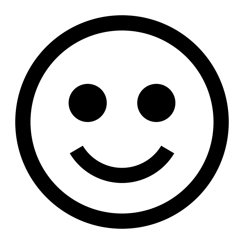 Face--satisfied icon. Free download transparent .PNG | Creazilla