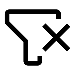 Filter--remove - Free vector icons on creazilla.com