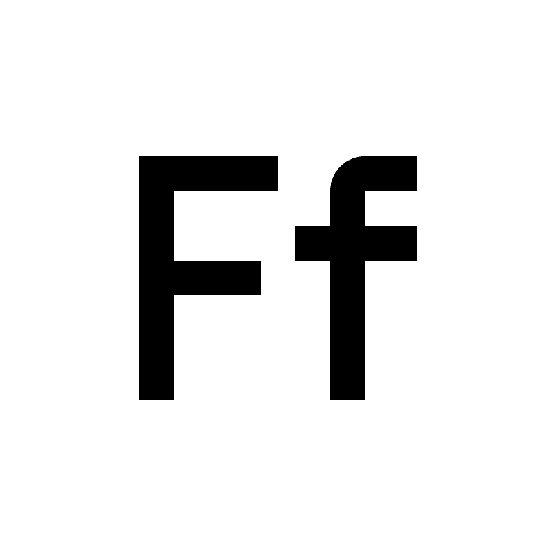 Letter--Ff icon. Free download transparent .PNG | Creazilla