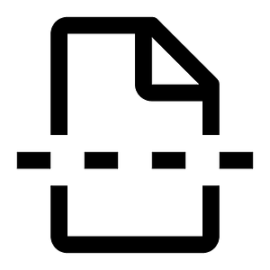 Page-break icon. Free download transparent .PNG | Creazilla