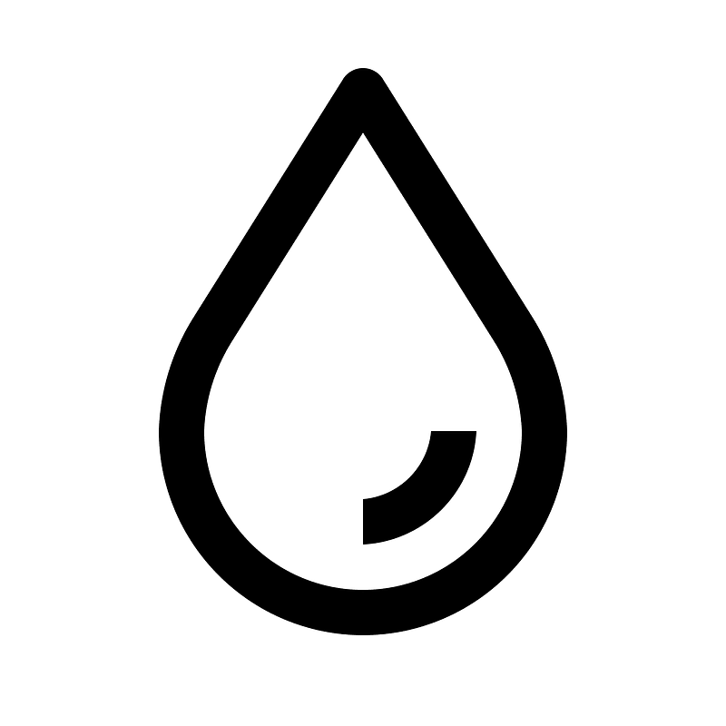 Rain-drop icon. Free download transparent .PNG | Creazilla