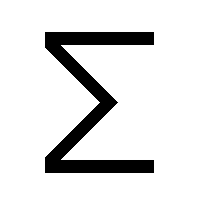 Sigma icon. Free download transparent .PNG | Creazilla