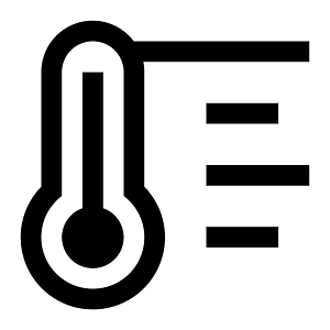 Temperature icon. Free download transparent .PNG | Creazilla