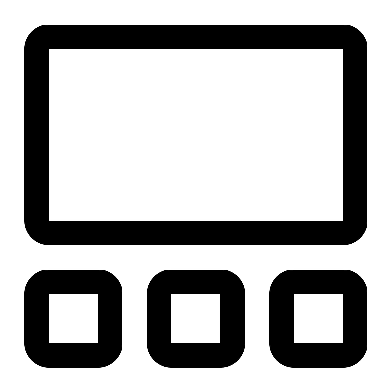 Thumbnail icon. Free download transparent .PNG | Creazilla