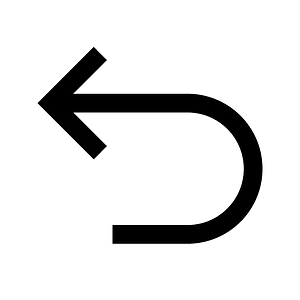 Undo icon. Free download transparent .PNG | Creazilla