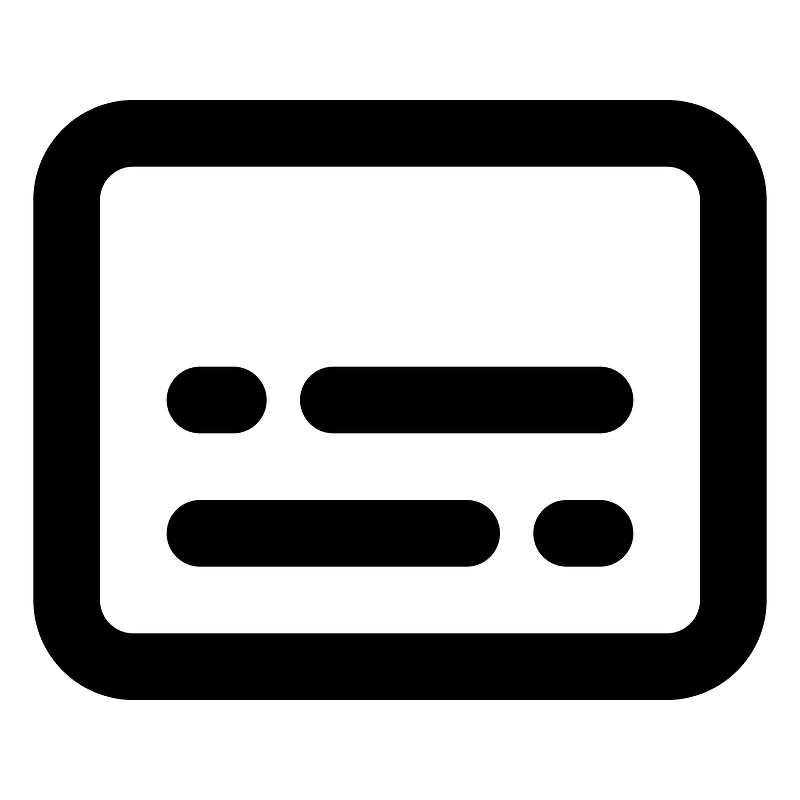 Transcript icon. Free download transparent .PNG | Creazilla