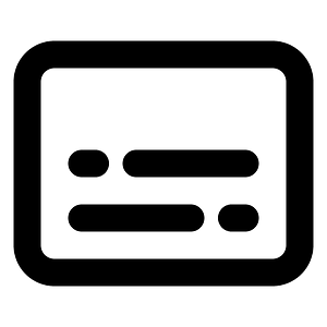 Transcript icon. Free download transparent .PNG | Creazilla