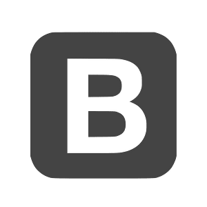 Bootstrap icon. Free download transparent .PNG | Creazilla