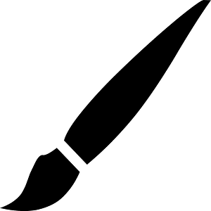 Brush icon. Free download transparent .PNG | Creazilla