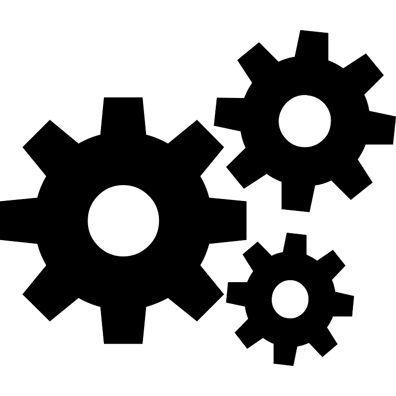 Cogs - Free vector icons on creazilla.com