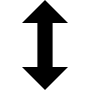 Resize vertical - Free vector icons on creazilla.com