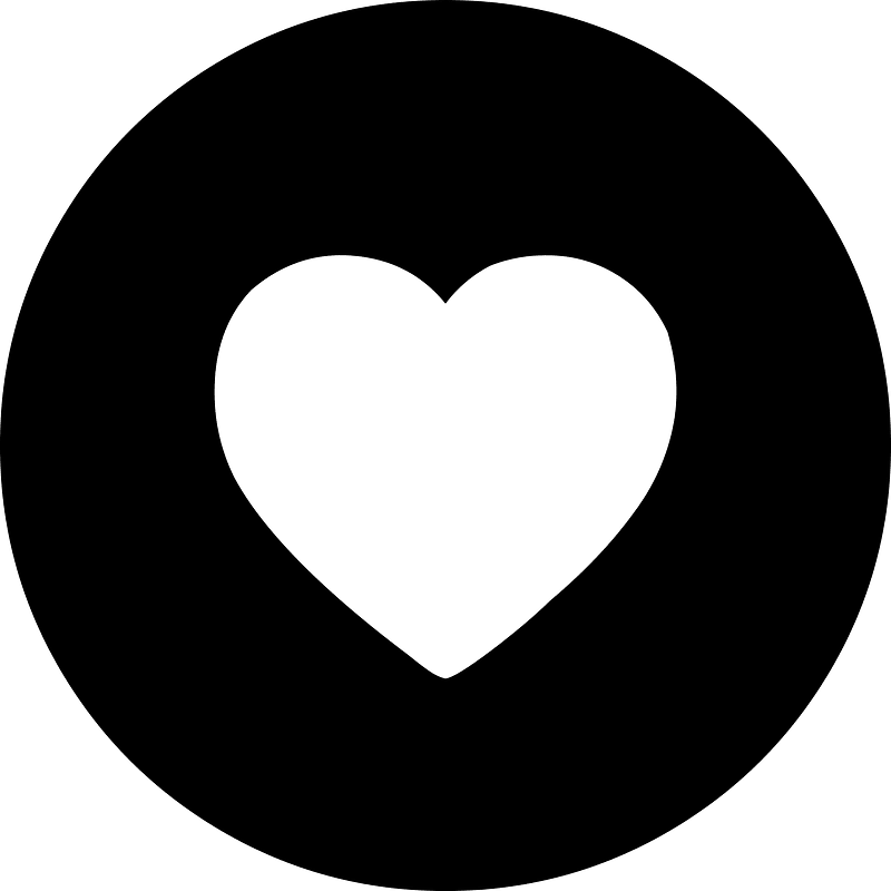 Round heart - Free vector icons on creazilla.com