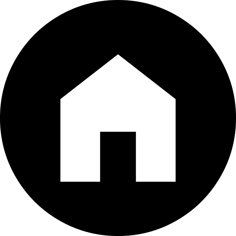 Round home icon. Free download transparent .PNG | Creazilla