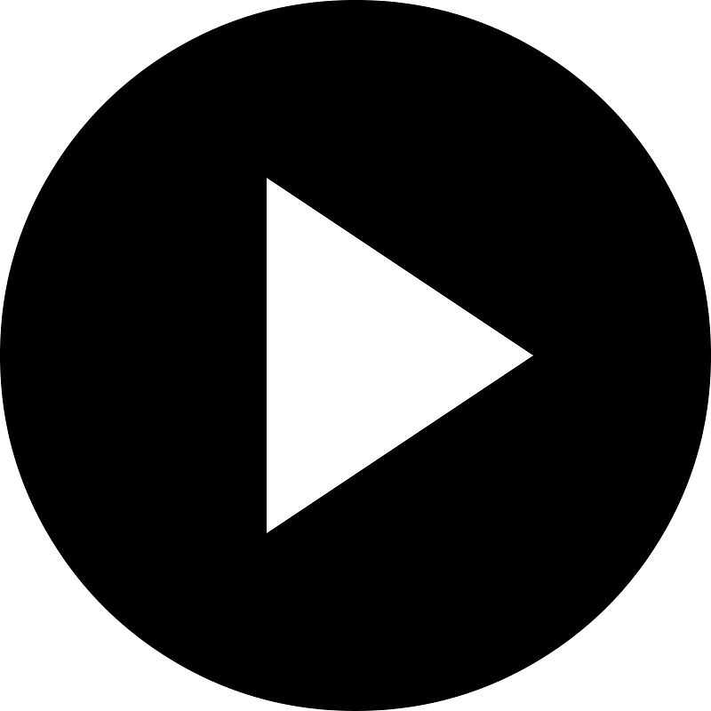 Round play icon. Free download transparent .PNG | Creazilla