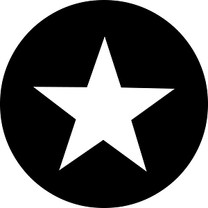 Round star icon. Free download transparent .PNG | Creazilla