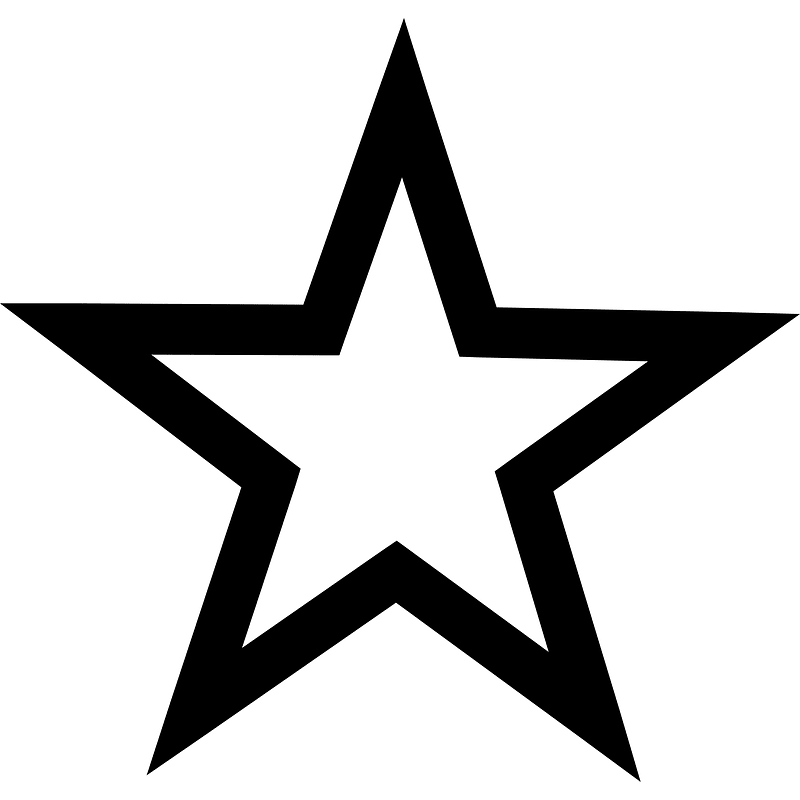 White star icon. Free download transparent .PNG | Creazilla