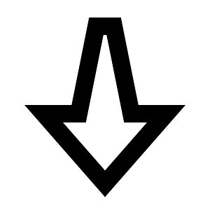 Arrow-bold-bottom icon. Free download transparent .PNG | Creazilla