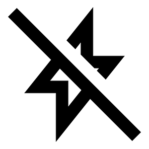 Lightning-no icon. Free download transparent .PNG | Creazilla