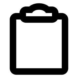 Clipboard icon. Free download transparent .PNG | Creazilla