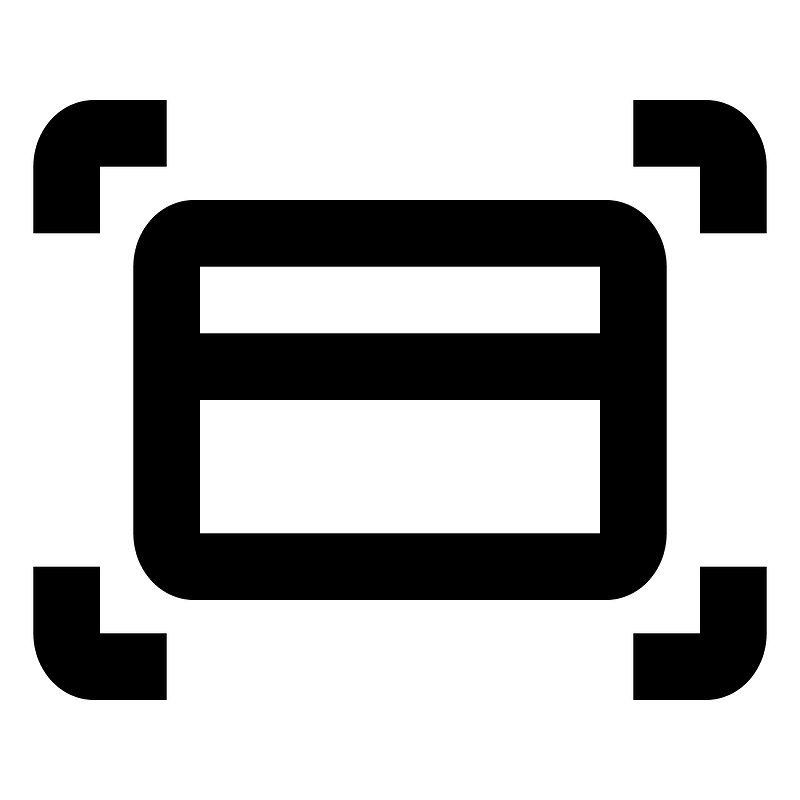 Creditcard-scan icon. Free download transparent .PNG | Creazilla