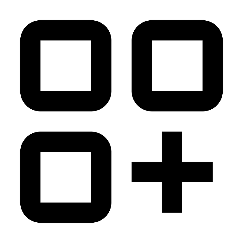 Apps icon. Free download transparent .PNG | Creazilla