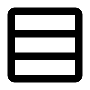 Grid-row icon. Free download transparent .PNG | Creazilla