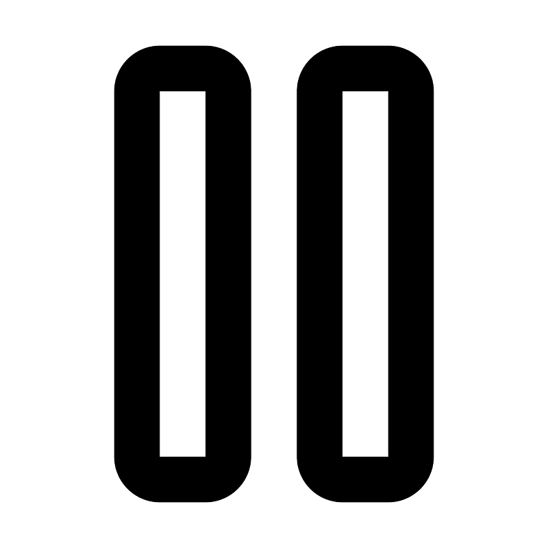 Player-pause icon. Free download transparent .PNG | Creazilla