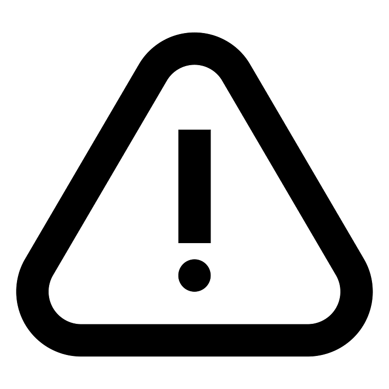 Alert-triangle icon. Free download transparent .PNG | Creazilla