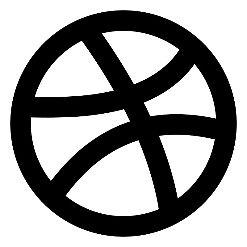 Dribbble icon. Free download transparent .PNG | Creazilla