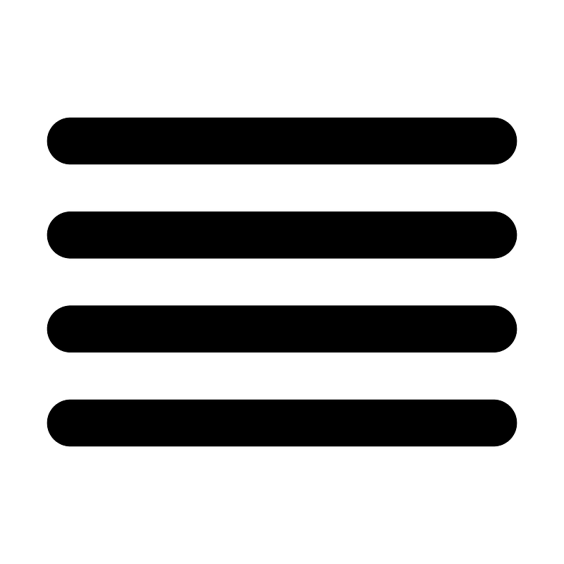 Align-justify icon. Free download transparent .PNG | Creazilla