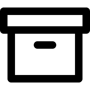 Archive icon. Free download transparent .PNG | Creazilla