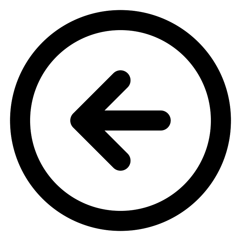 Arrow-left-circle icon. Free download transparent .PNG | Creazilla