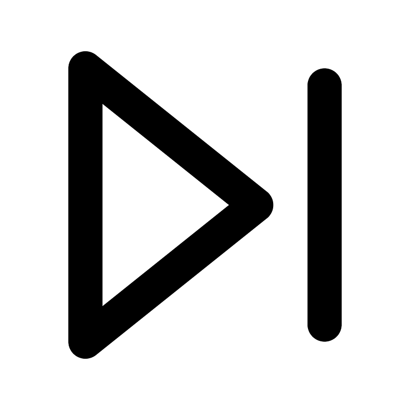 Skip-forward icon. Free download transparent .PNG | Creazilla