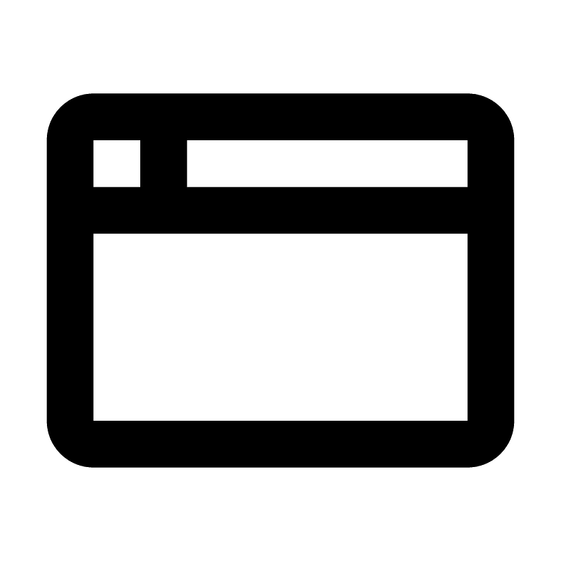 Browser icon. Free download transparent .PNG | Creazilla