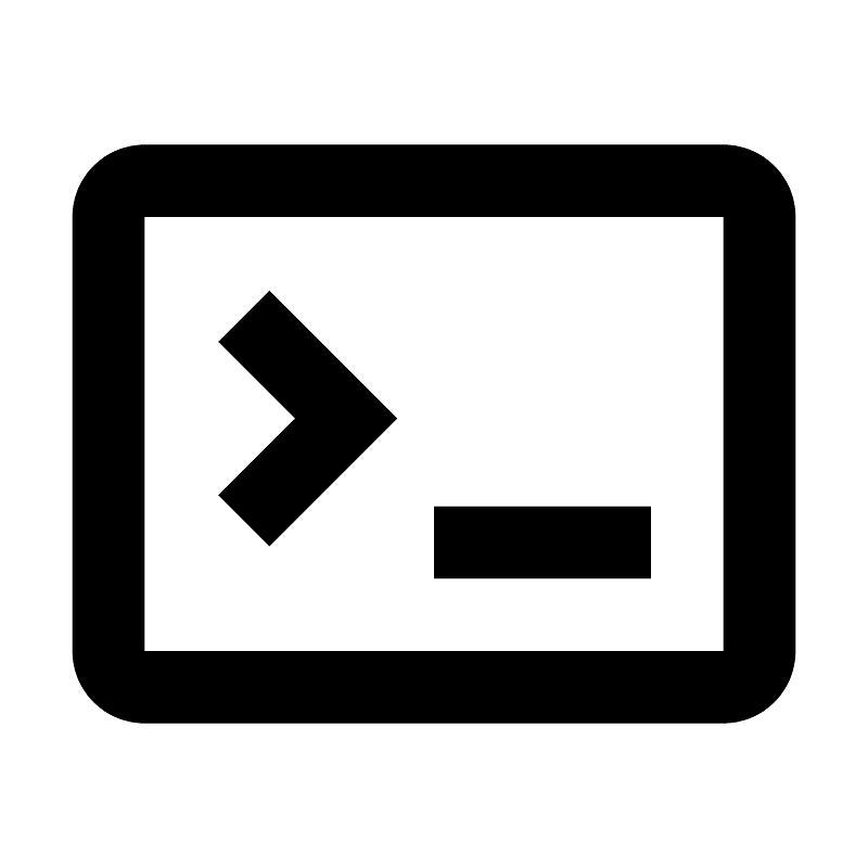 Terminal icon. Free download transparent .PNG | Creazilla