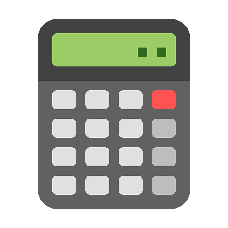 Calculator icon. Free download transparent .PNG | Creazilla