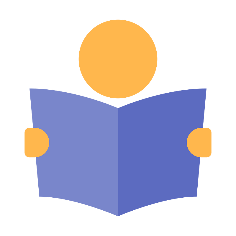 Reading icon. Free download transparent .PNG | Creazilla