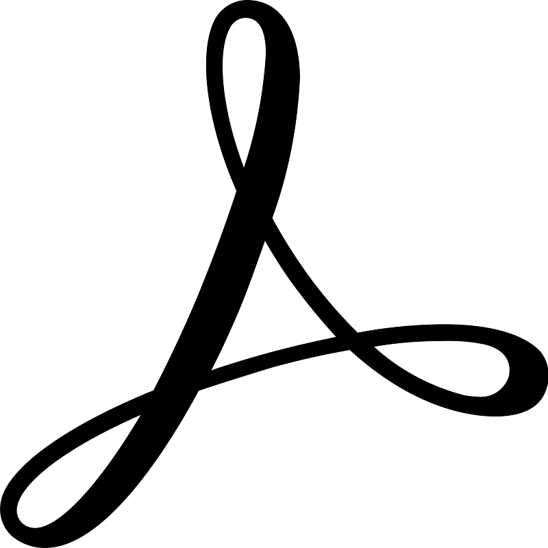 Acrobat-reader icon. Free download transparent .PNG | Creazilla