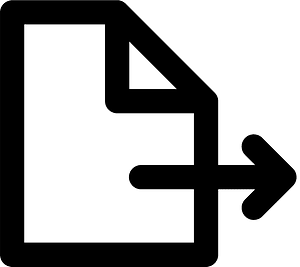 Export icon. Free download transparent .PNG | Creazilla