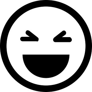 Laughing icon. Free download transparent .PNG | Creazilla