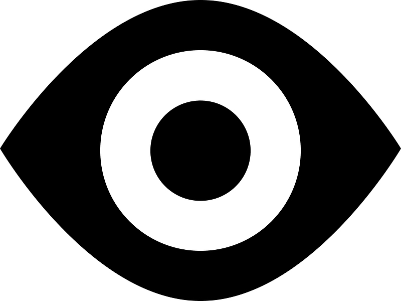 Eye icon. Free download transparent .PNG | Creazilla