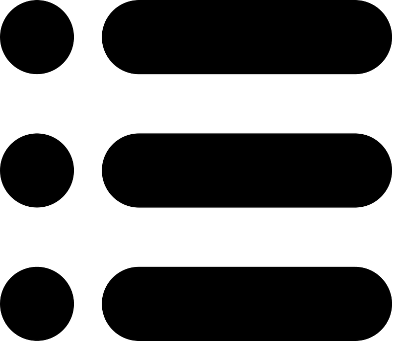 Nav-icon-list-a icon. Free download transparent .PNG | Creazilla